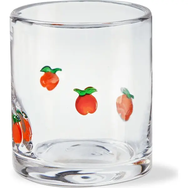 TAG Peach Double Old Fashioned Glass Glass Summer - Orange