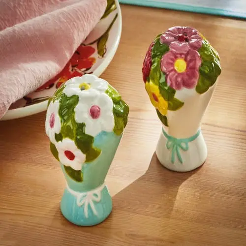 TAG In Bloom Salt And Pepper Shaker Set Hand Wash Everyday Use