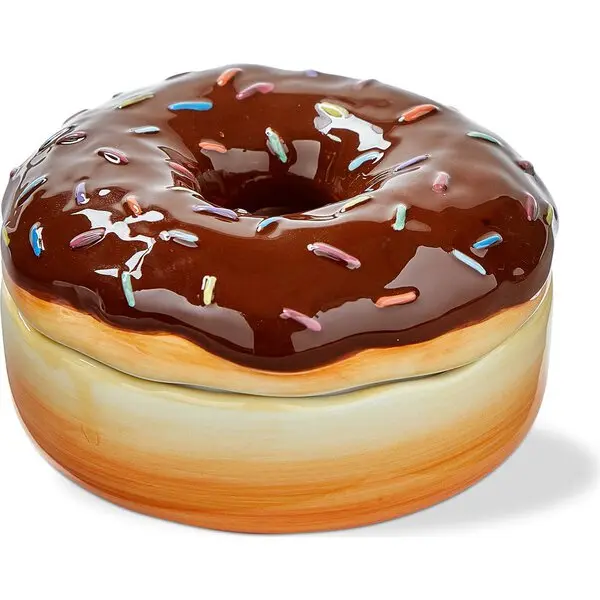 TAG Chocolate Sprinkle Donut Trinket Dish Decorative Tray - Multicolored