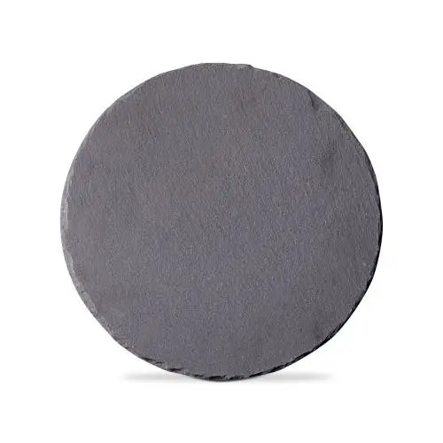 TAG Slate Round Serving Board Slate Everyday - Black