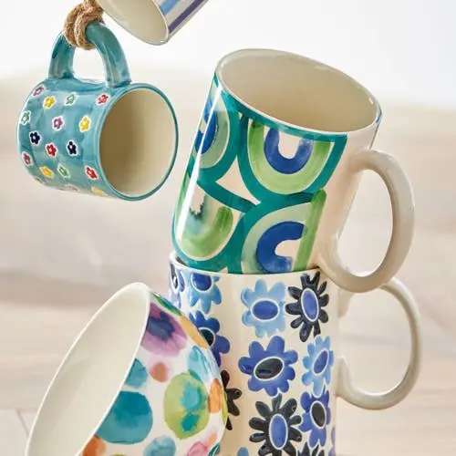TAG Mod Flower Mug Stoneware Everyday