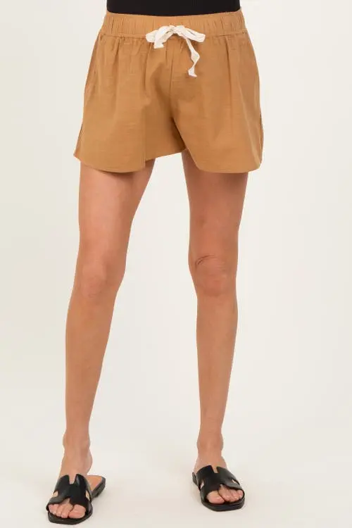 PINKBLUSH Maternity Drawstring Shorts