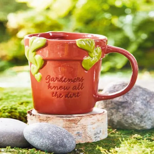 TAG Gardeners Know All The Dirt Mug Multi Earthenware Spring