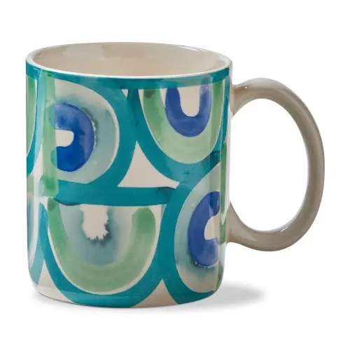 TAG Watercolor Arch Mug Multi Stoneware Everyday
