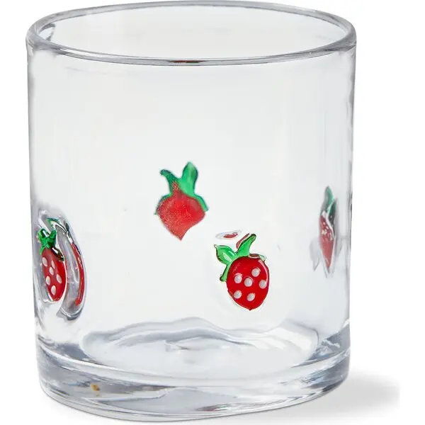 TAG Strawberry Dof Glass Glass Summer - Red