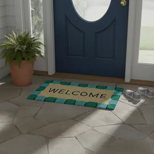 TAG Make A Splash Welcome Coir Mat Multi Coir Summer
