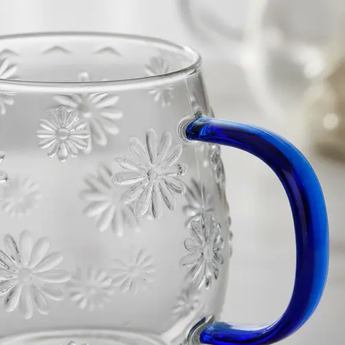 TAG Flower Glass Mug Glass Everyday