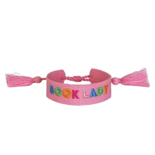 JOLLITY & CO Embroidered Book-themed Bracelets - Book Lady