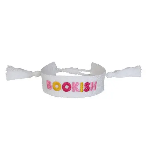 JOLLITY & CO Embroidered Book-themed Bracelets - Bookish