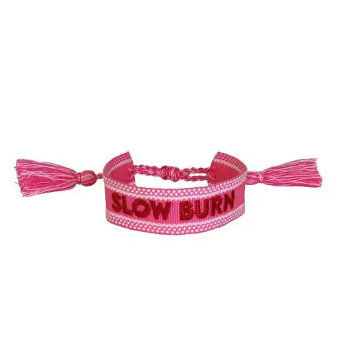 JOLLITY & CO Embroidered Book-themed Bracelets - Slow Burn