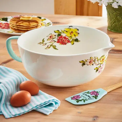 TAG In Bloom 144oz Mixing Bowl Dishwasher Safe Kitchen Accessory