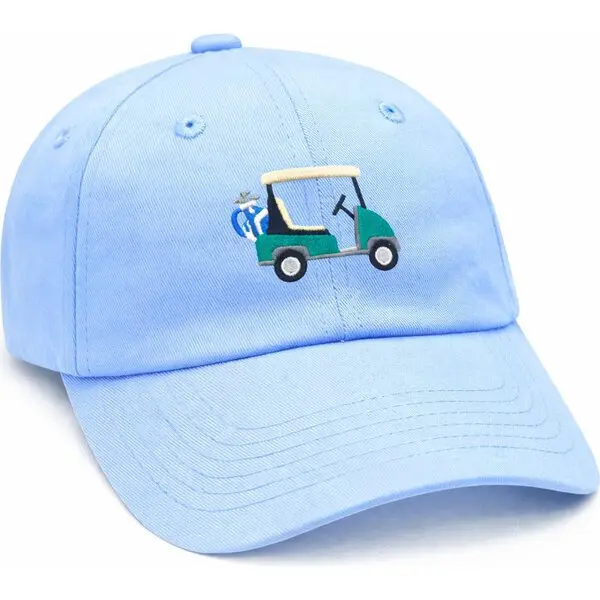 BITS & BOWS Golf Cart Baseball Hat - Blue