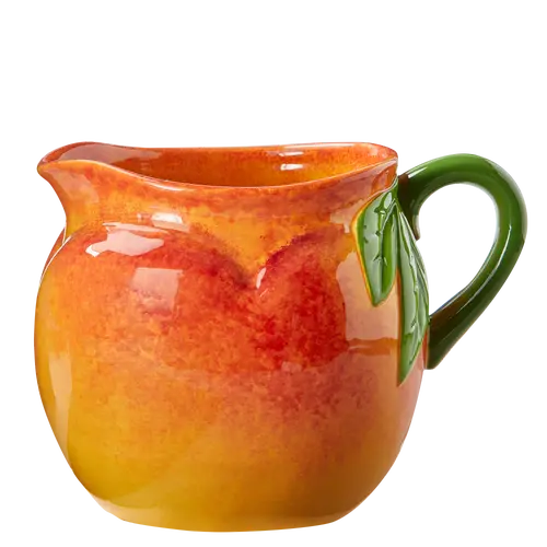 TAG Peach Pitcher Multi Earthenware Summer - Orange