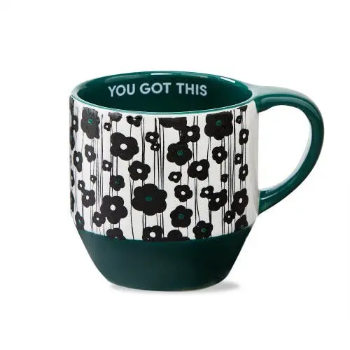 TAG You Got This Mug Teal Earthenware Everyday - Blue
