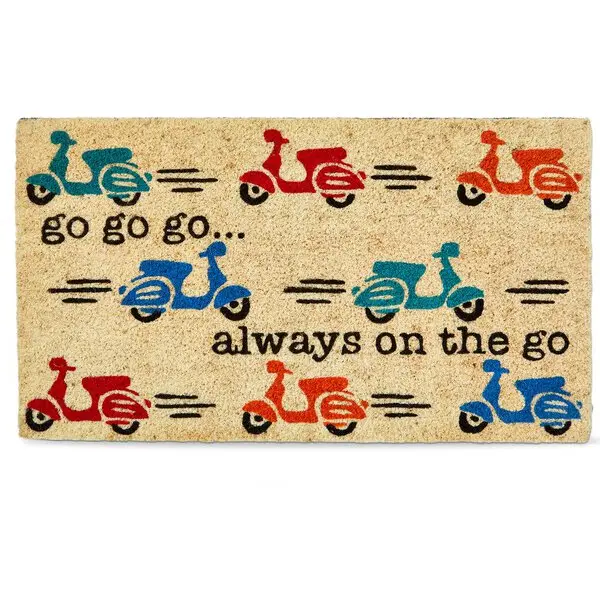 TAG Scooter On The Go Non-slip Coir Mat Multi Coir Everyday - Brown