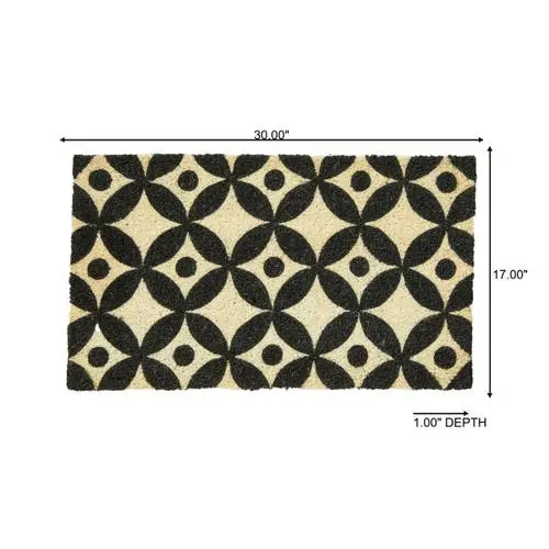TAG Circles Coir Mat Multi Coir Summer