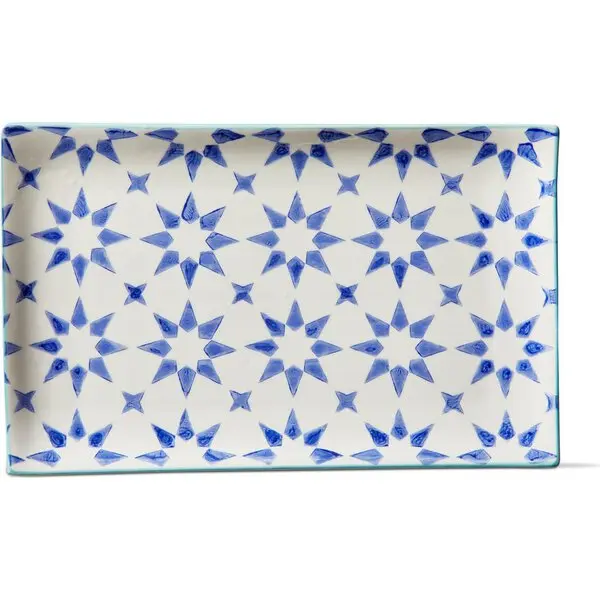 TAG Star Platter Stoneware Everyday - Blue