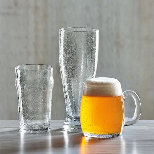 TAG Bubble Glass Beer Mug Drinkware For Everyday Use