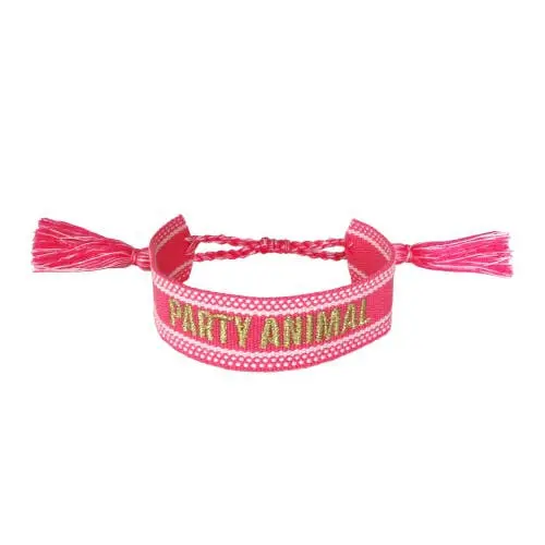 JOLLITY & CO Embroidered Bracelets - Party Animal