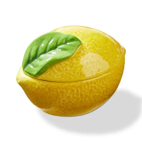 TAG Lemon Trinket Dishdecorative Tray For Home Use - Yellow