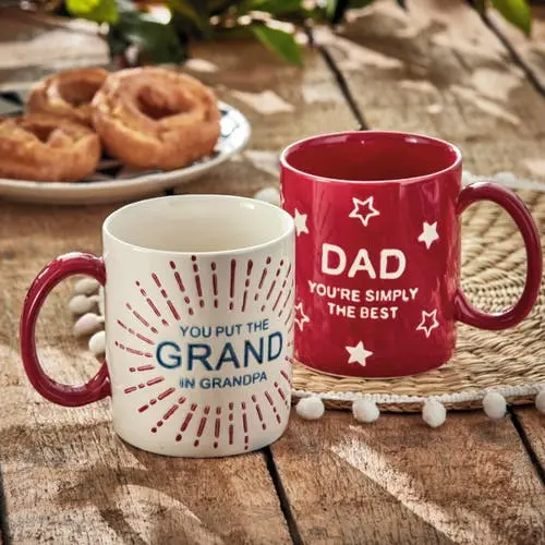 TAG Dad You're Simply The Best Mug Stoneware Summer