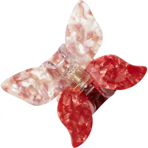 MLE Butterfly Claw Clip - Ruby
