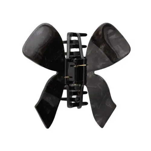 MLE Bow Claw Clip - Noir