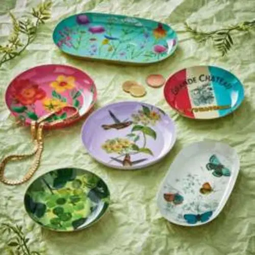 TAG Vineyard Metal Trinket Dish Multi Iron Everyday