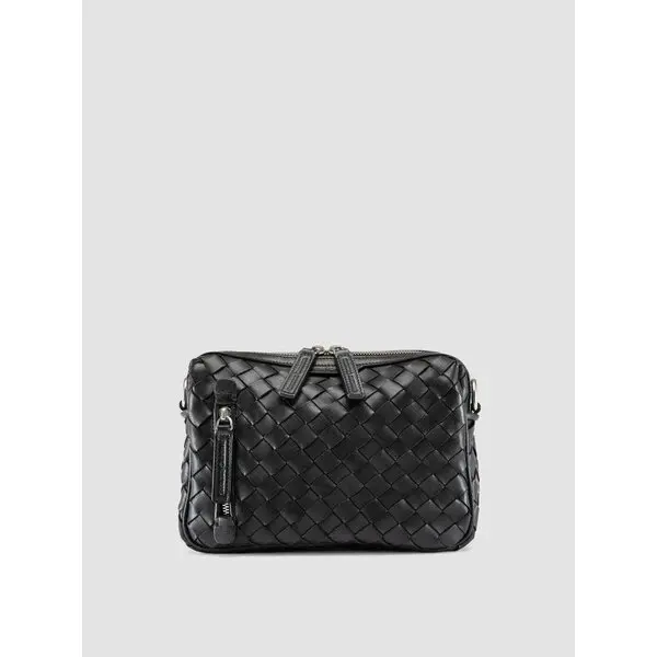 Officine Creative Armor 023 Leather Clutch - Black