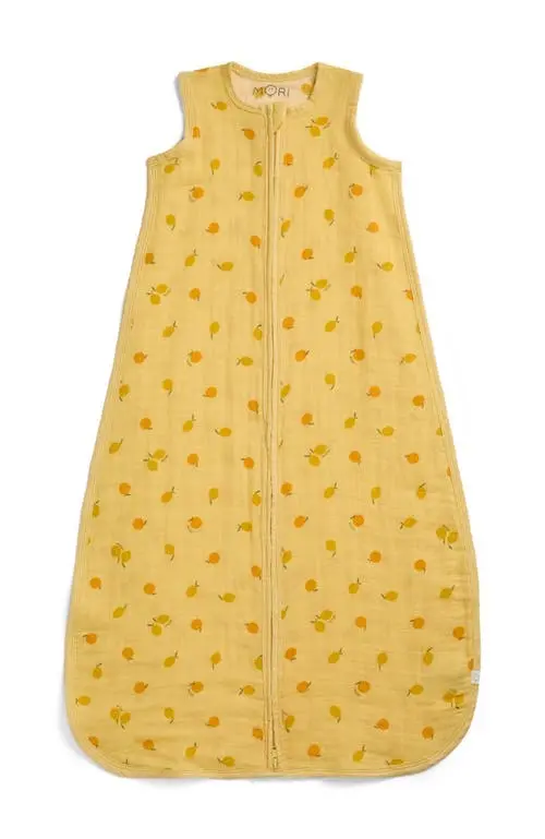 MORI Muslin Front Opening Sleeping Bag 0.5 Tog - Citrus Print
