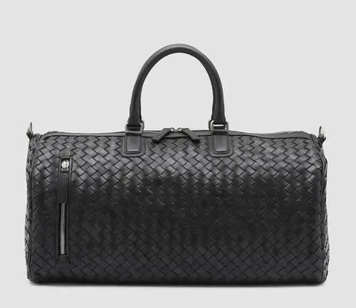 Officine Creative Armor 01 Hand-woven Tote Bag - Black