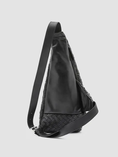 Officine Creative Armor 05 Woven Clutch - Black