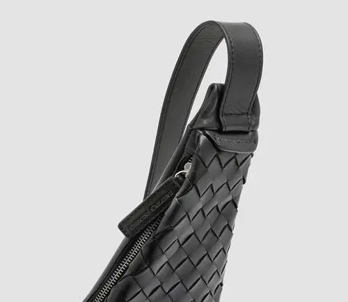 Officine Creative Armor 05 Woven Clutch - Black