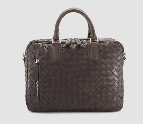 Officine Creative Armor 011 Hand-woven Shoulder Bag - Brown