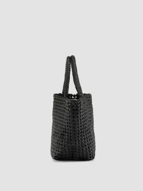 Officine Creative Vicky 001 Woven Leather Mini Bag - Black
