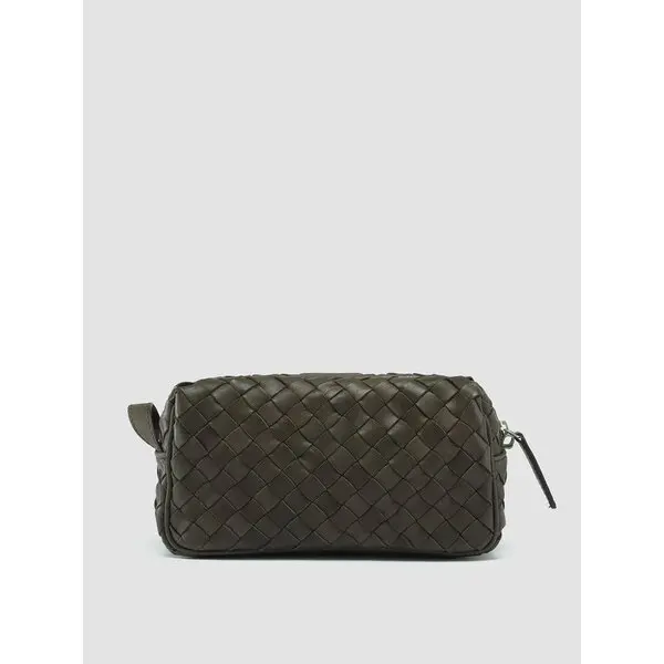 Officine Creative Armor 014 Woven Leather Bag - Brown