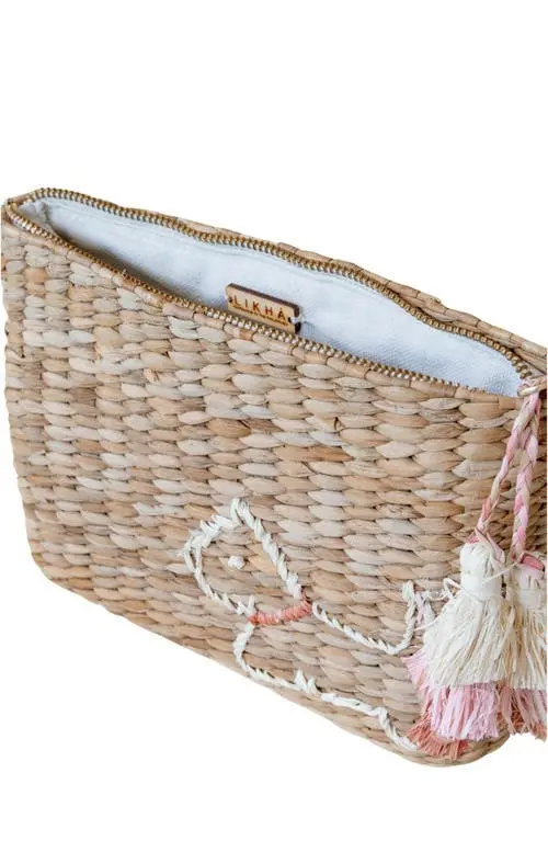 Likhâ Westie Embroidered Wristlet