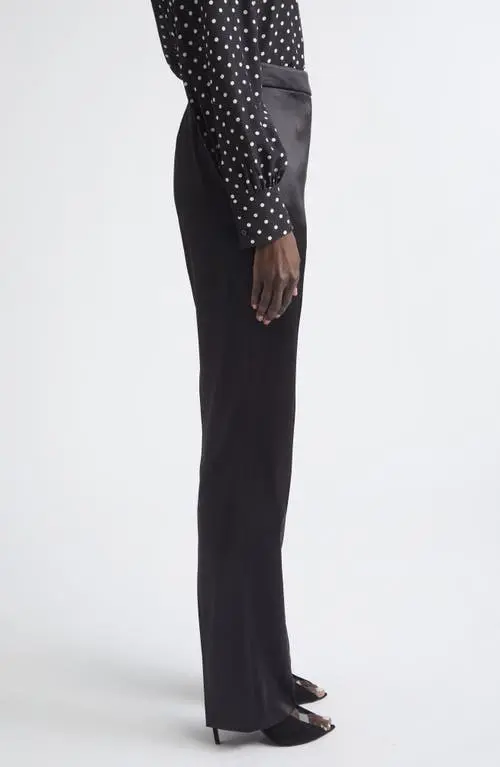 Valentino Garavani Tailored Double Duchessa Stretch Silk Pants