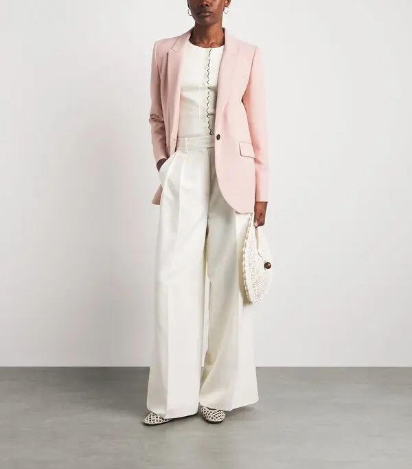 ME+EM Single-breasted Twill Blazer