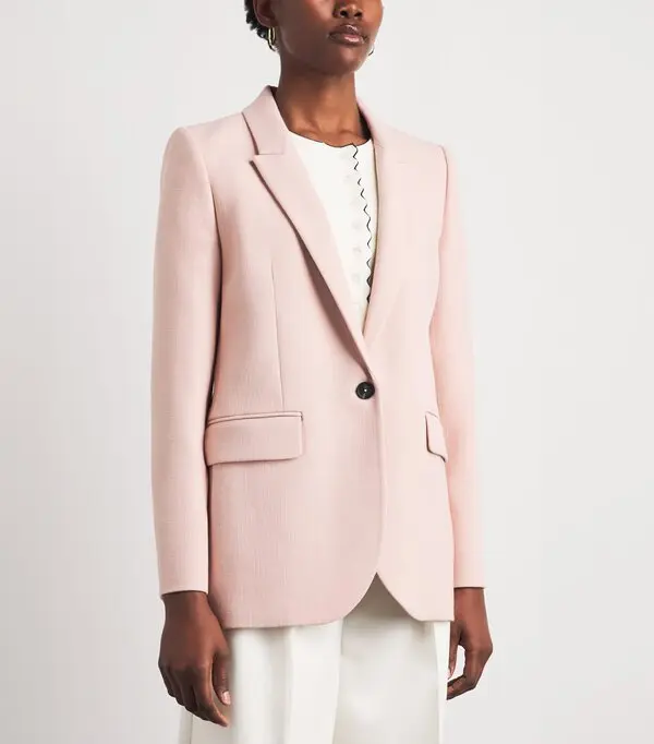 ME+EM Single-breasted Twill Blazer