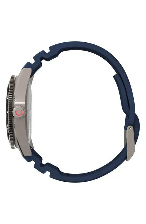 Timex® Timex Deepwater Reef Gmt Watch With Synthetic Strap