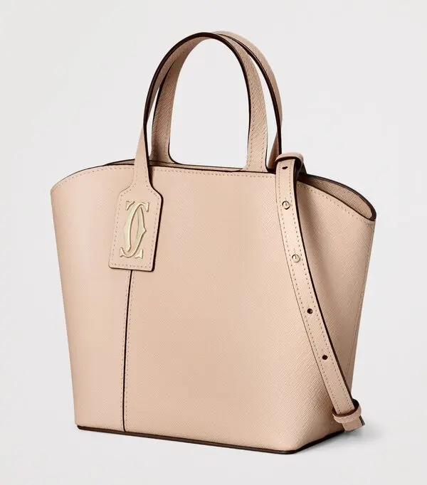 Cartier C De Mini Tote Bag - Beige