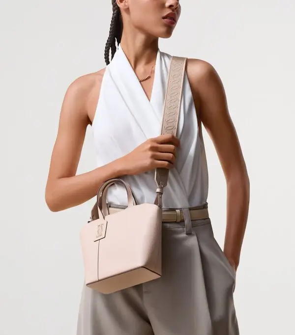 Cartier C De Mini Tote Bag - Beige