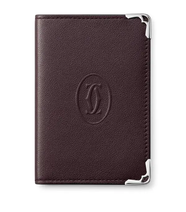 Cartier Leather Must De Card Holder - Brown
