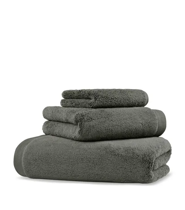 HAMAM Organic Cotton Olympia Bath Towel - Grey