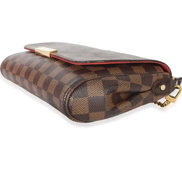 LOUIS VUITTON Damier Ebene Canvas Favorite Mm Shoulder Bag - Brown