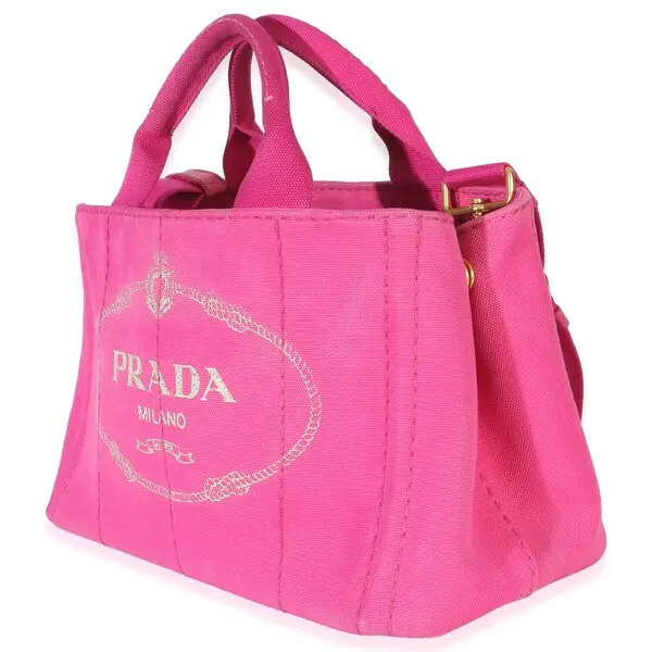 Prada Canvas Tote - Pink