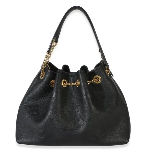 LOUIS VUITTON Monogram Giant Empreinte Shoulder Bag - Black