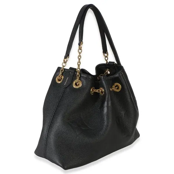 LOUIS VUITTON Monogram Giant Empreinte Shoulder Bag - Black