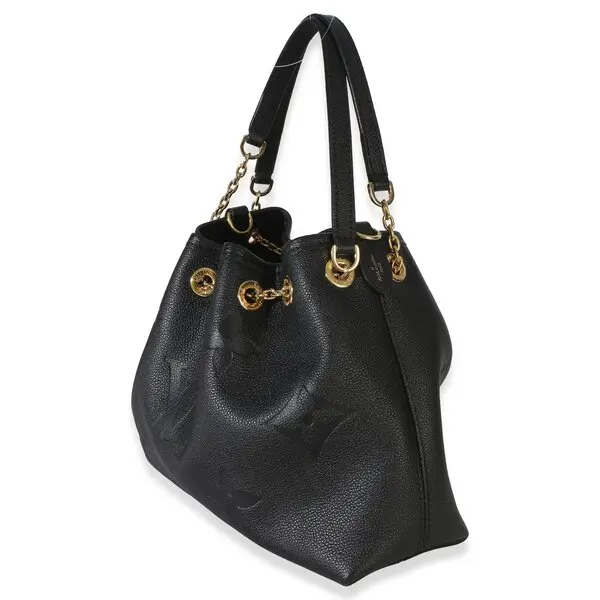 LOUIS VUITTON Monogram Giant Empreinte Shoulder Bag - Black